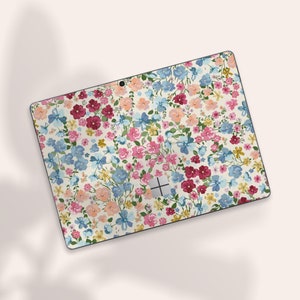 Retro Floral Surface Pro Sticker| Surface Pro 7 Skin |microsoft Surface ...