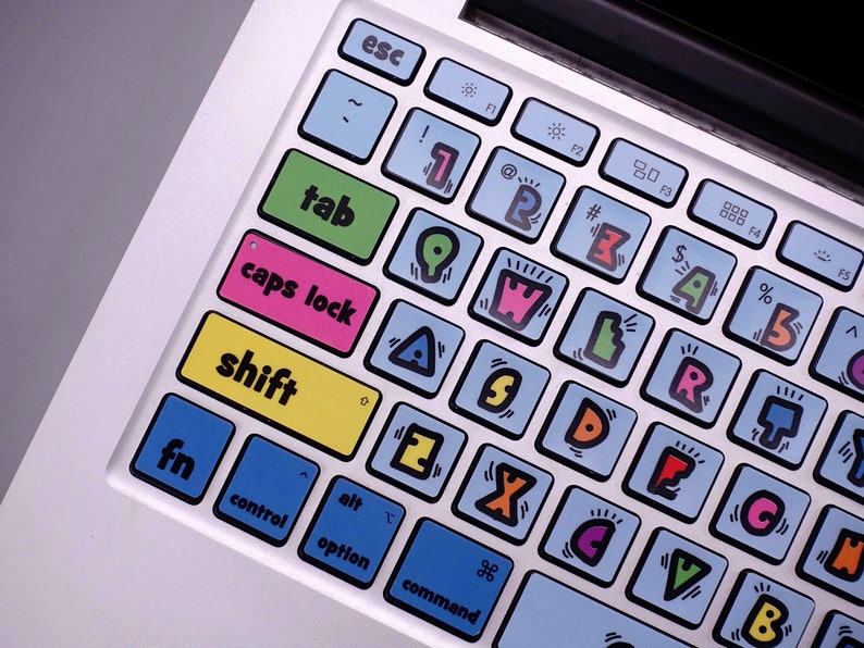 Shake Keyboard Stickers Laptop Keyboard Cover Vinyl MacBook Keyboard ...