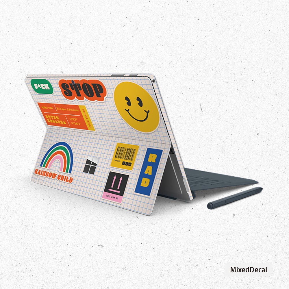 Cool Sticker Surface Pro X Surface Pro 7 Skin Microsoft - Etsy Australia