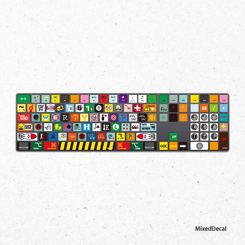 Magic Keyboard With Numeric Keypad Vinyl Stickers-wireless - Etsy