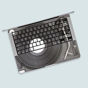 DJ Console MacBook Air Skin | Vinyl Rhythm Theme MacBook Pro Decal ...