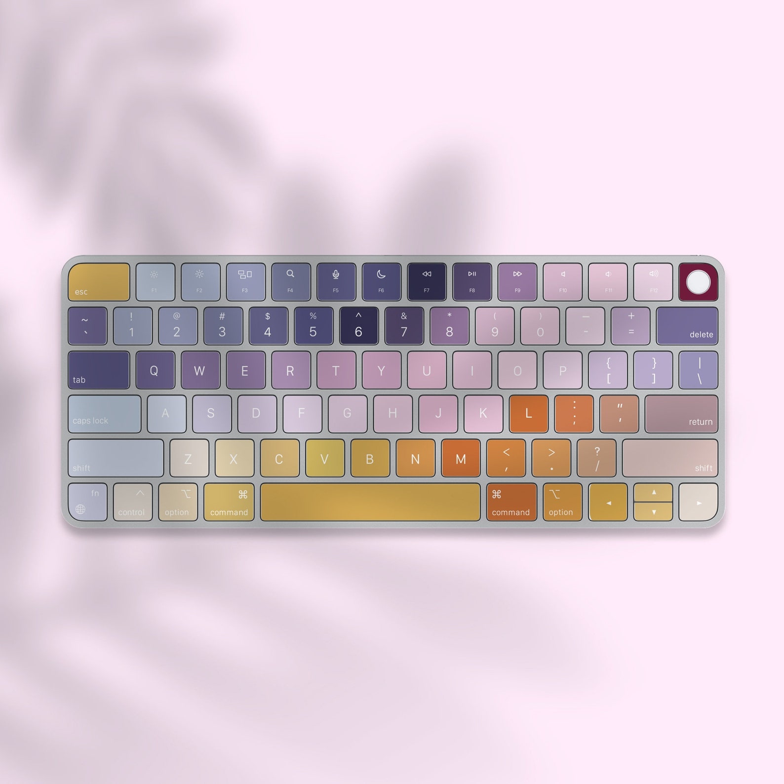 Mellow Tones Key's Stickers for Apple Magic Keyboard | Sunset Colors ...