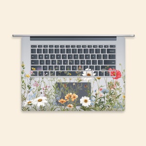 Wildflower Meadow Surface Laptop Transparent Skin | Nature Inspired ...
