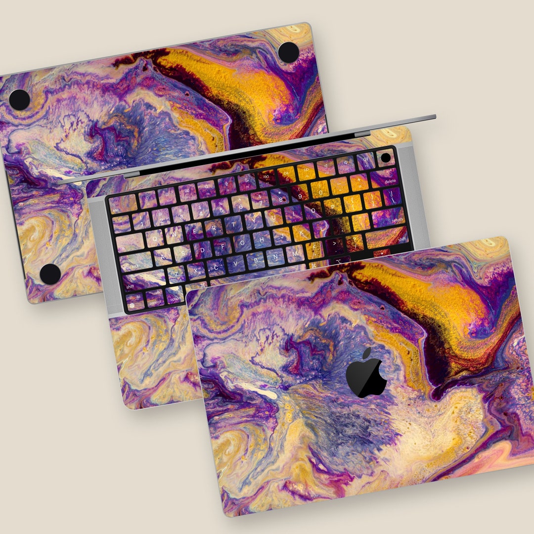 Liquid Art MacBook Skin | Vivid Color Fusion MacBook Pro Skin ...