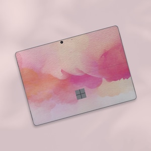 New Microsoft Surface Go Pink Cloud Cover Surface Decal Protection Skin ...