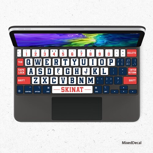 Ipad Magic Keyboard Keys Skin Ipad Pro 12.9 Ipad Pro 11 Q Font - Etsy