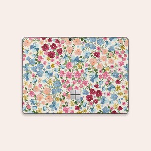 Retro Floral Surface Pro Sticker| Surface Pro 7 Skin |microsoft Surface ...