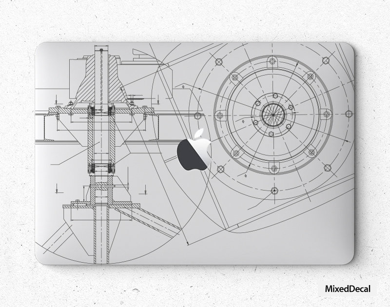 Laptop Stickers MacBook Air 13 Kits Skin Pro 15 Skin MacBook Pro Decal ...