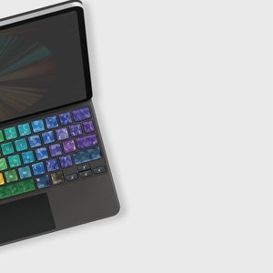 Rainbow Color Palette Key Stickers for iPad Magic Keyboard | Vivid ...