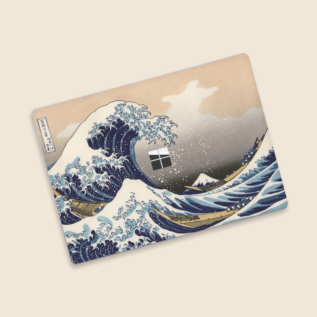 Surface Laptop Go 12.4 Skin Microsoft Laptop Stickers the Great Wave ...