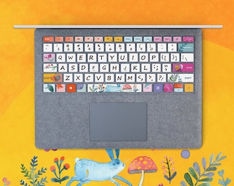 Surface Pro 7 Skin Surfacebook 2 Keyboard Stickers Individual | Etsy