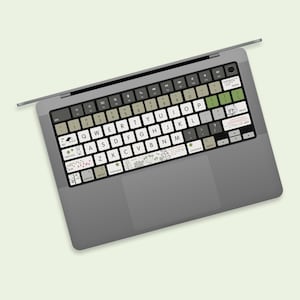 MacBook Air 13 Keyboard Key's Stickers MacBook Pro 16 Keyboard Avery ...