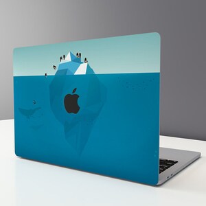 Blue Sea MacBook Pro Decal / MacBook Pro Sticker / MacBook Air Skin / MacBook Top Skin / MacBook ...