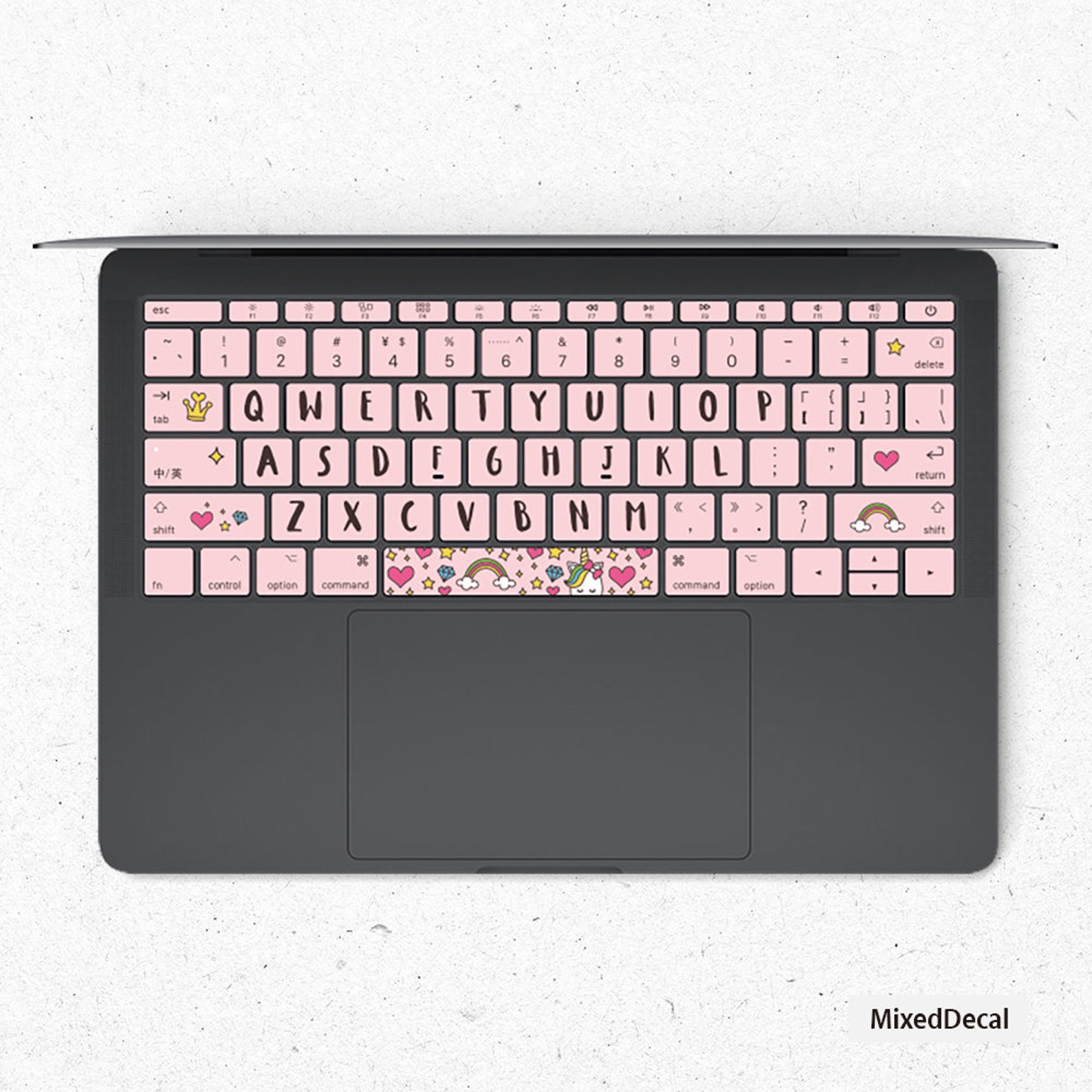 Heart Keyboard Stickers Laptop Keyboard Cover Vinyl Macbook | Etsy