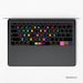 Colorful Dots MacBook Keyboard Laptop Stickers Keyboard Decal MacBook ...