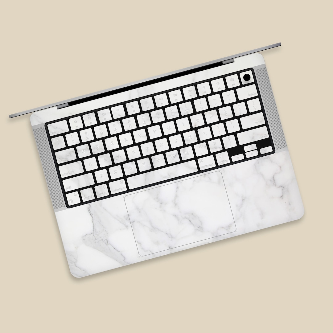 Classic Natural Marble Texture MacBook Skin | Minimalist Design Natural ...