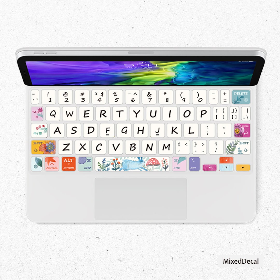 IPad Magic Keyboard Keys Skin iPad Pro 12.9 iPad Pro 11 Rabbit ...