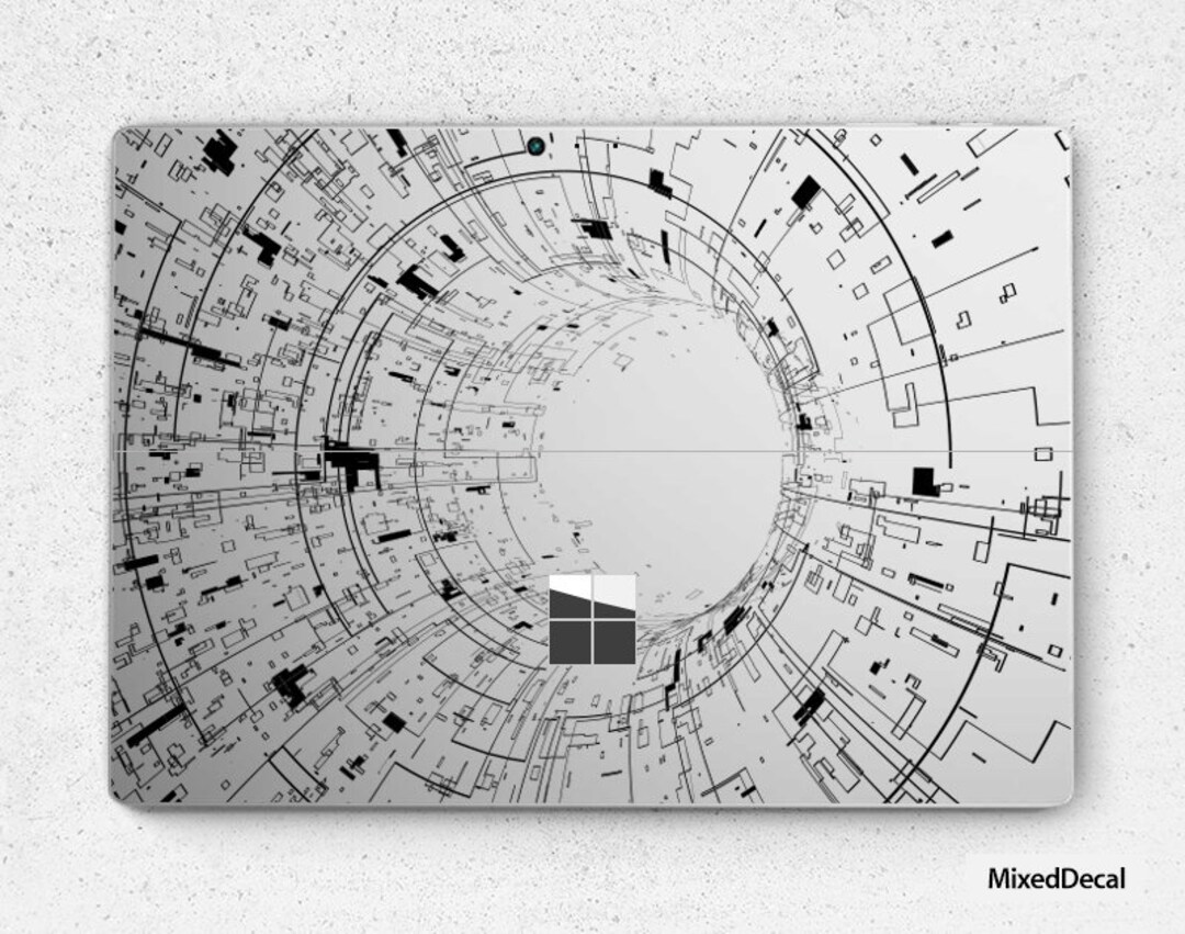 Clear Surface Pro 7 Skin Microsoft Surface Pro 6 Wormhole Decal Surface ...