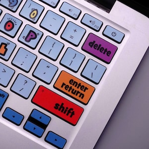 Shake Keyboard Stickers Laptop Keyboard Cover Vinyl MacBook Keyboard ...