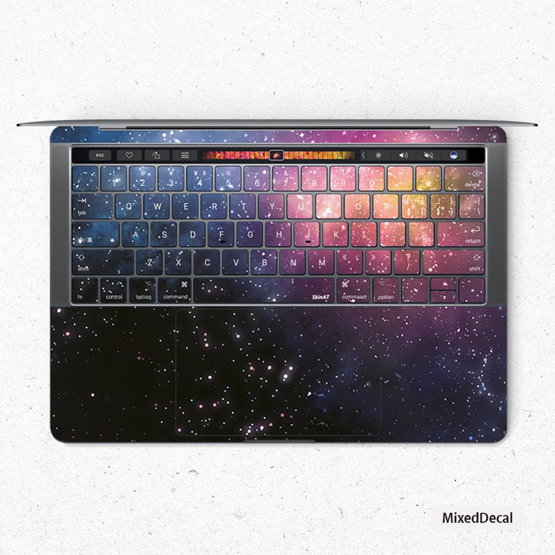Galaxy Laptop Keyboard Stickers MacBook Air 13 Skin Laptop | Etsy