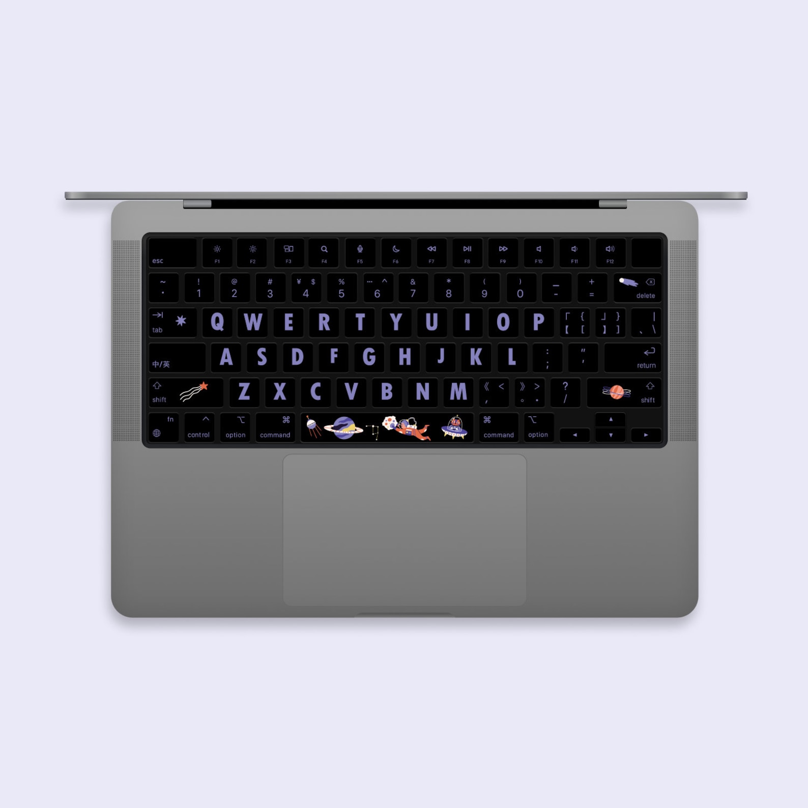 Happy Space Keyboard Stickers Macbook Air 13 2020 Skin - Etsy