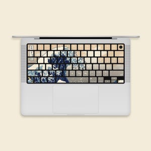 The Great Wave off Kanagaw MacBook Keyboard Cover Laptop Keyboard ...