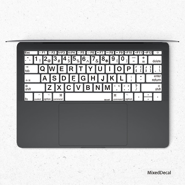 Large Print Keyboard Stickers - Etsy