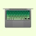 Green Keyboard Stickers Laptop Keyboard Cover MacBook Keyboard Decal ...