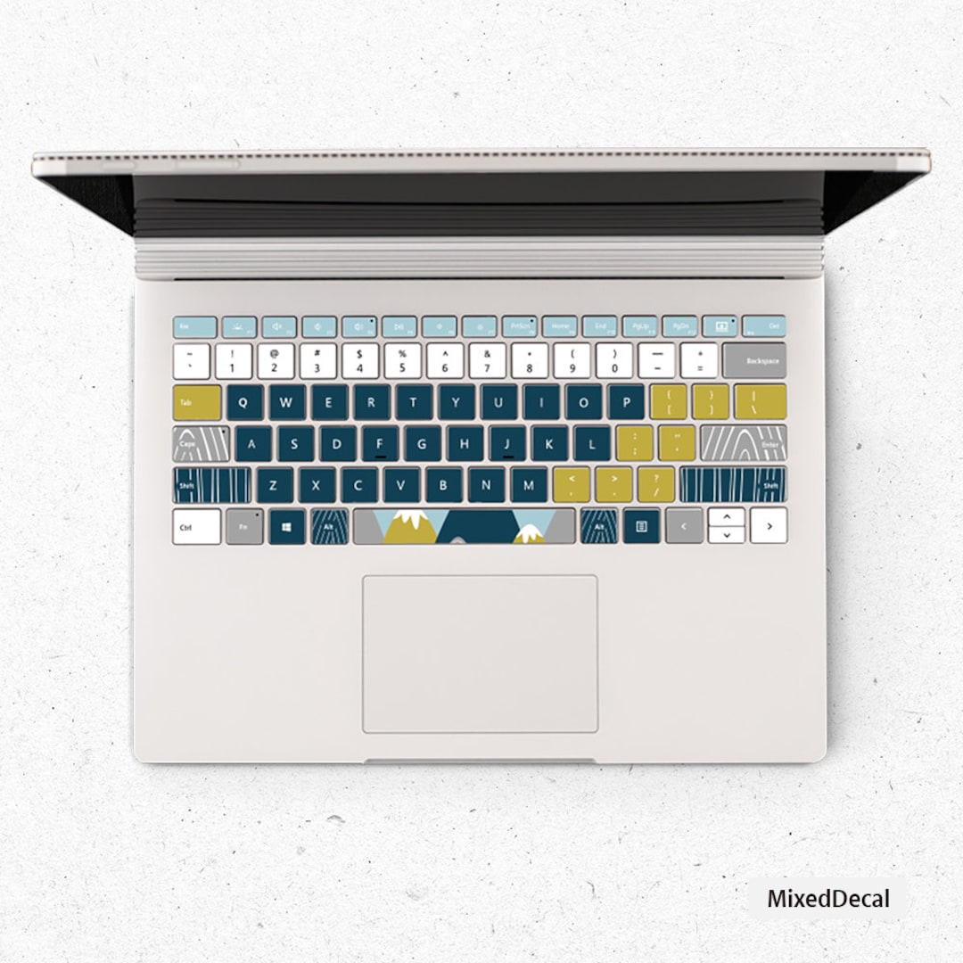 Snow Surface Pro Keyboard Keys Skin Surface Book Individual Keys ...