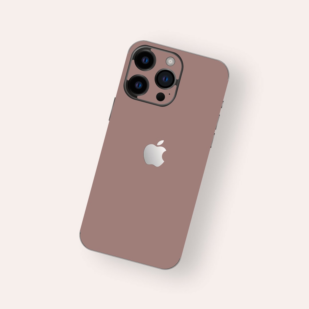 Blush Brown iPhone Skin | Minimalist Style iPhone Skin | Rose Taupe ...