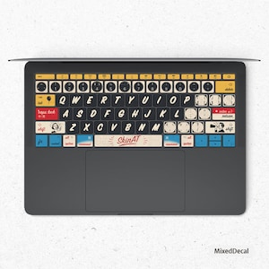 Old Poster Keyboard Stickers Laptop Keyboard Cover Vinyl MacBook ...
