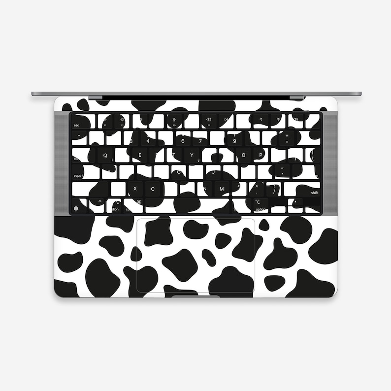 Cow Print Keyboard Macbook Pro Touch 16 Skin Macbook Air M2 - Etsy