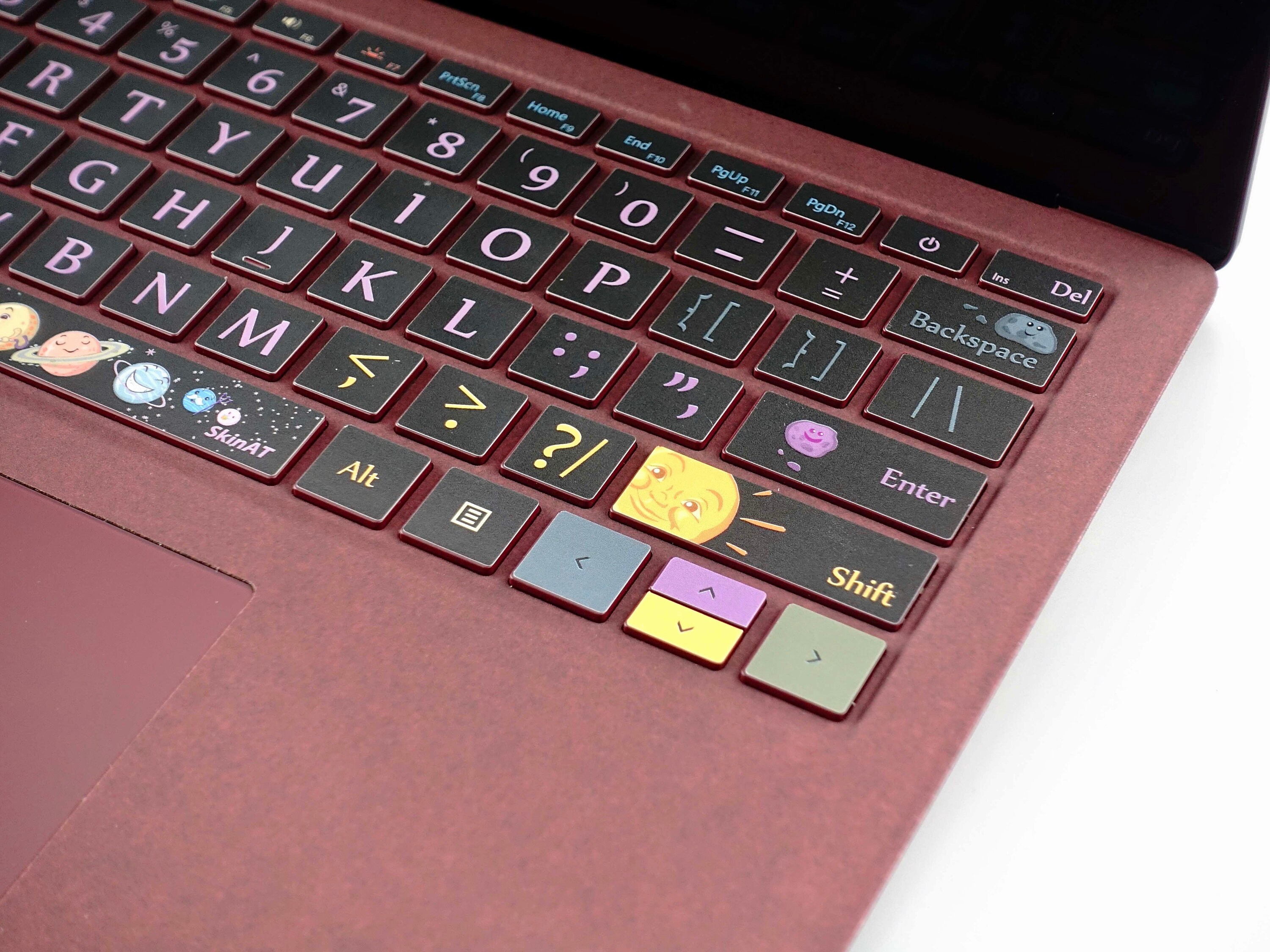 Cute Space Surface Book Individual Keys Stickers Surface Laptop Keys ...