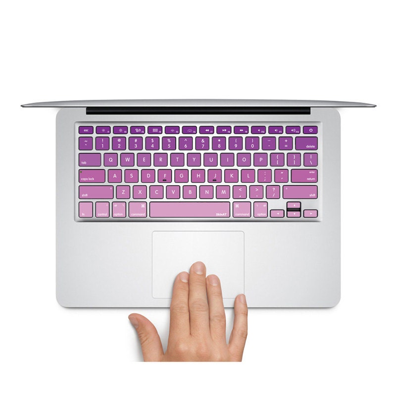 Changing Purple keyboard Stickers Laptop keyboard Cover Vinyl | Etsy