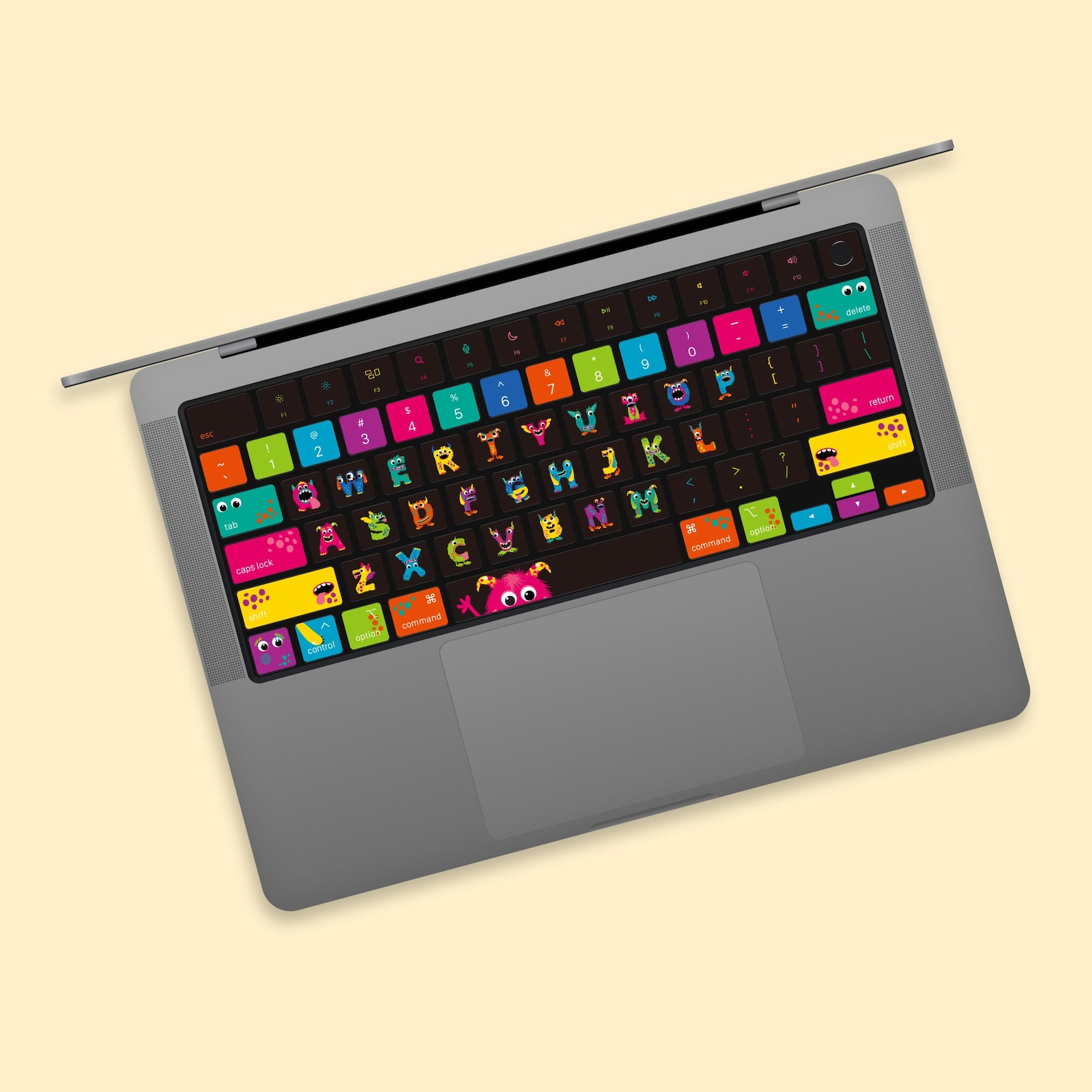 MacBook Keyboard Stickers Decal Vinyl Air Laptop Skin Monest for Mac ...