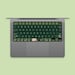 Dark Green MacBook Keyboard Stickers| Keyboard Key's Individual ...