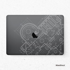 Blueprint Laptop Skin MacBook Air 13 Kits Skin MacBook Pro Decal ...