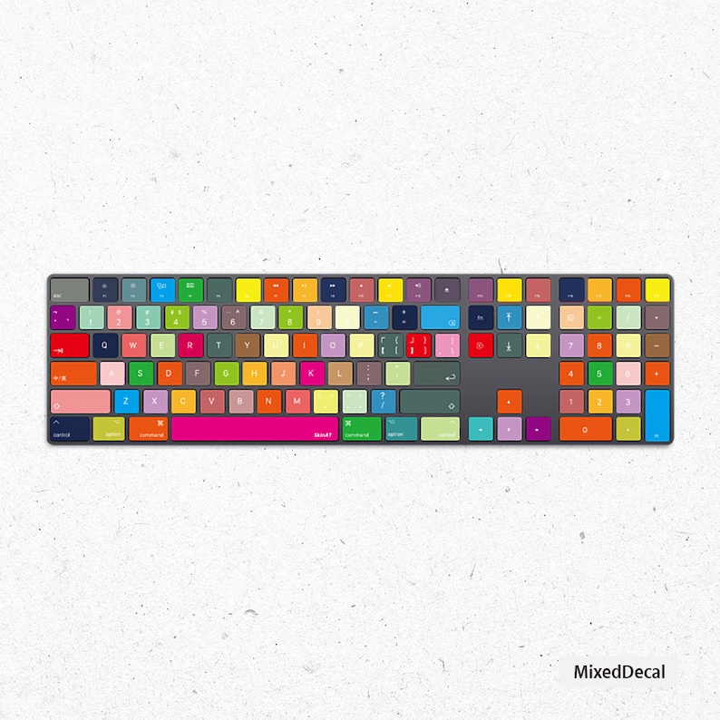 Magic Keyboard With Numeric Keypad Vinyl Stickers-wireless Keyboard ...