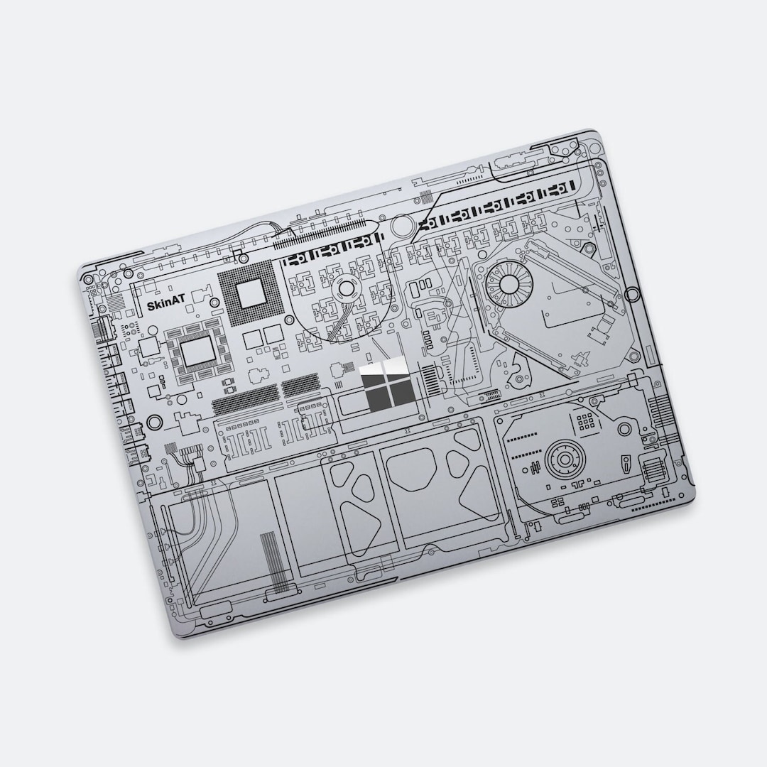Circuit Clear New Microsoft Surface Laptop Skin Sticker Surface Book ...