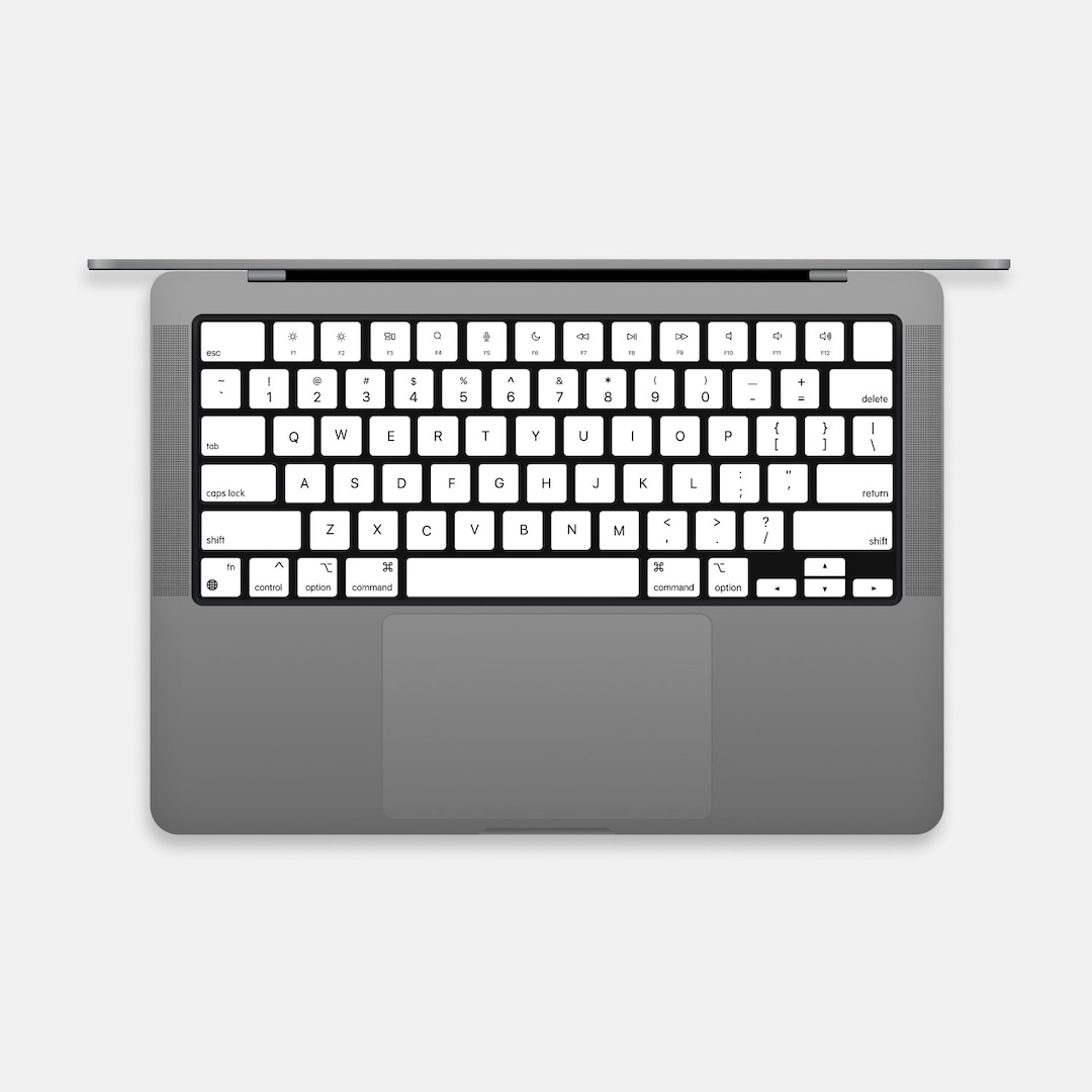MacBook Pro Decal Keyboard Sticker Retina Skin Laptop MacBook M1 ...