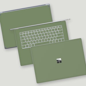 Olive Green Surface Laptop Skin | Minimalist Style Surface Laptop ...