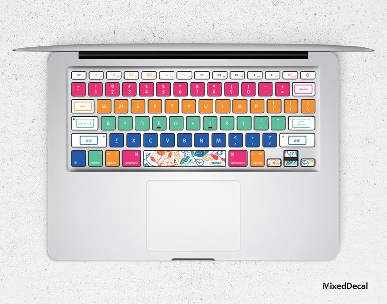 Flower Keyboard Macbook Pro Touch 16 Skin Macbook Air Cover | Etsy