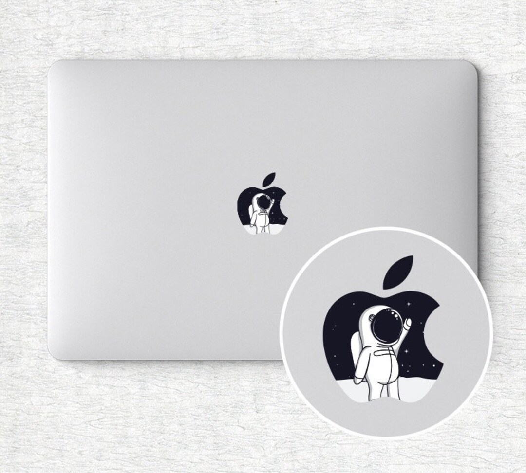 Retro Apple Logo Sticker Macbook Pro Decals Macbook Air - Etsy
