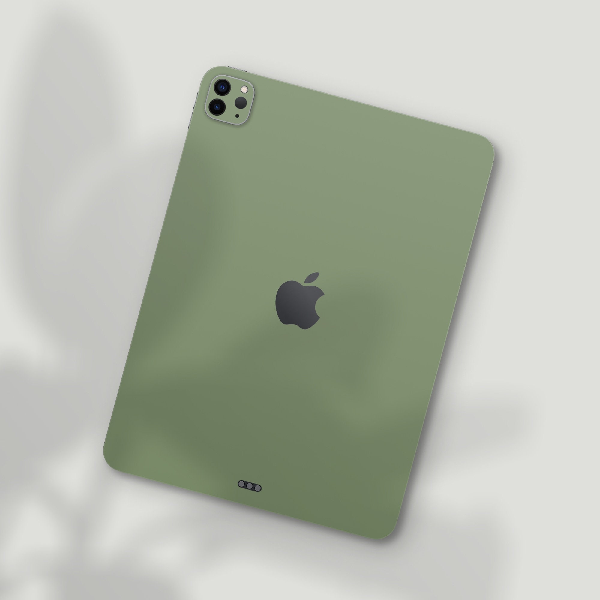 Matte Olive Green iPad Skin - Minimalist Solid Color Protective Wrap - Etsy