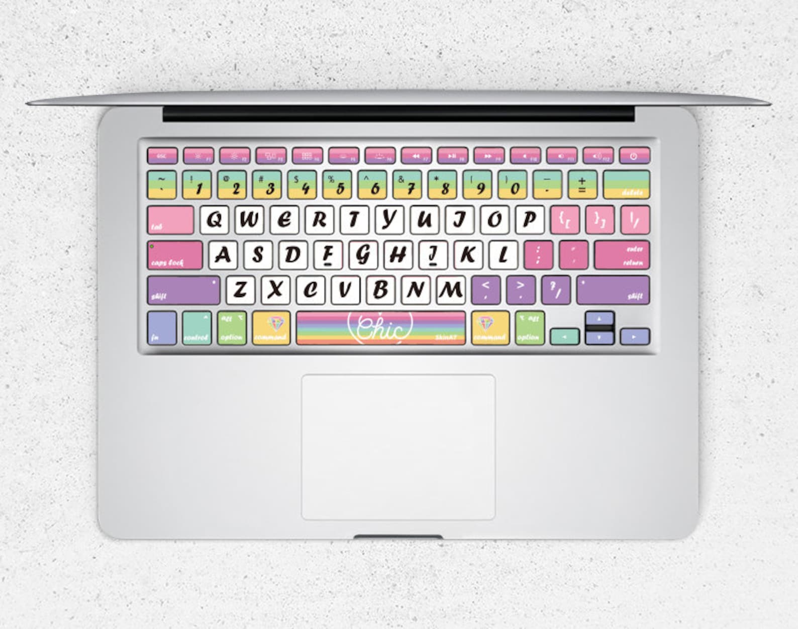 Rainbow Keyboard Stickers Laptop Keyboard Cover Vinyl Macbook - Etsy