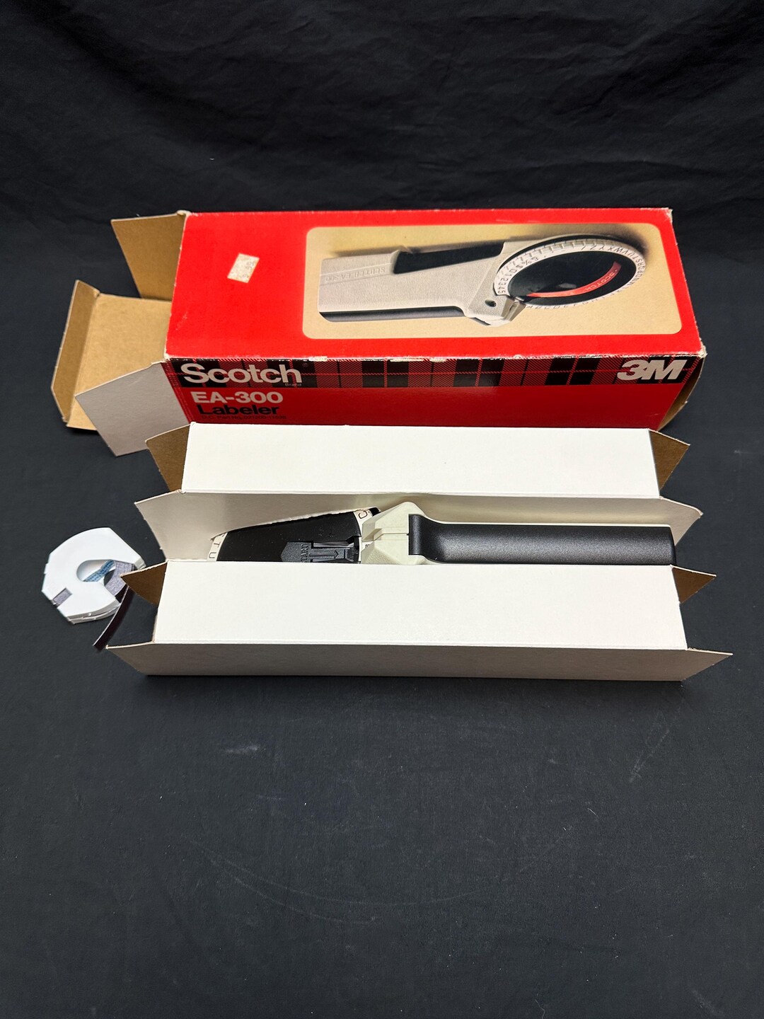 Vintage 3M Scotch EA-300 Handheld Labeler Label Maker With Manual and ...