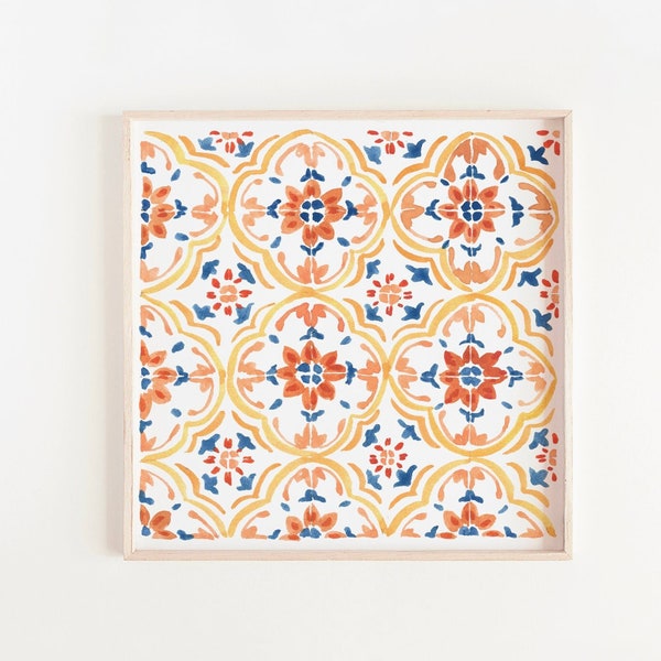 Italian Tiles Art Print - Etsy