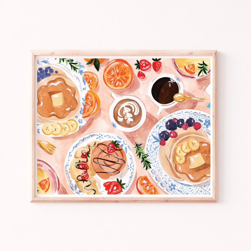 Breakfast Wall Decor - Etsy