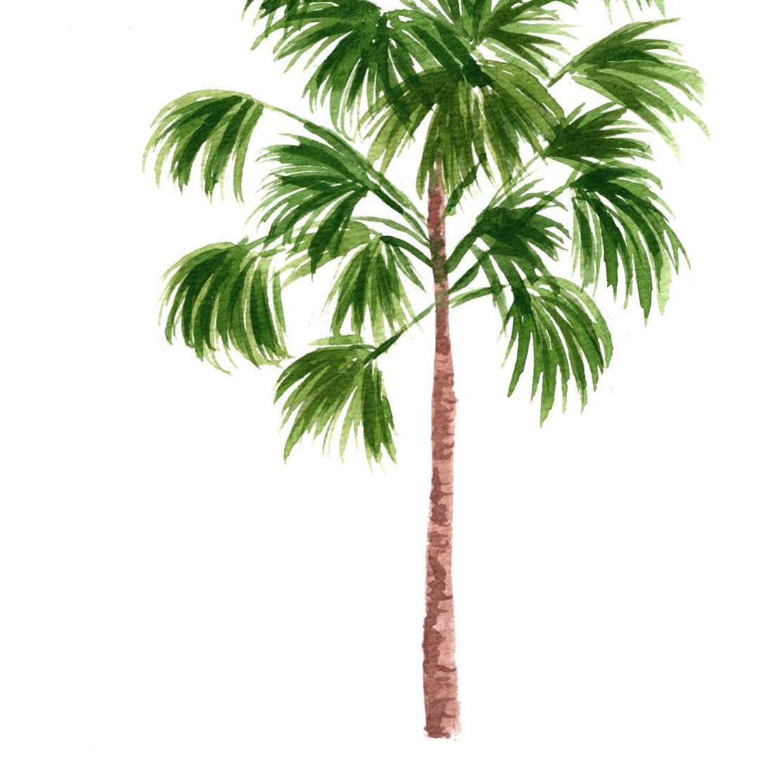 Instant Download Print Windmill Palm Tree Art Print Sabina Fenn
