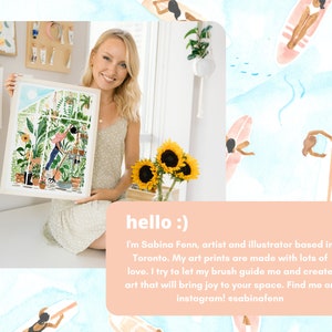 Vacation Mode II Art Print, Watercolour Resort Fashion Painting Palm ...